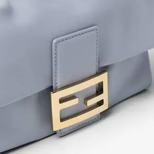 Fendi Baguette® Soft Small Airforce Blue Nappa Leather Mini-bag
